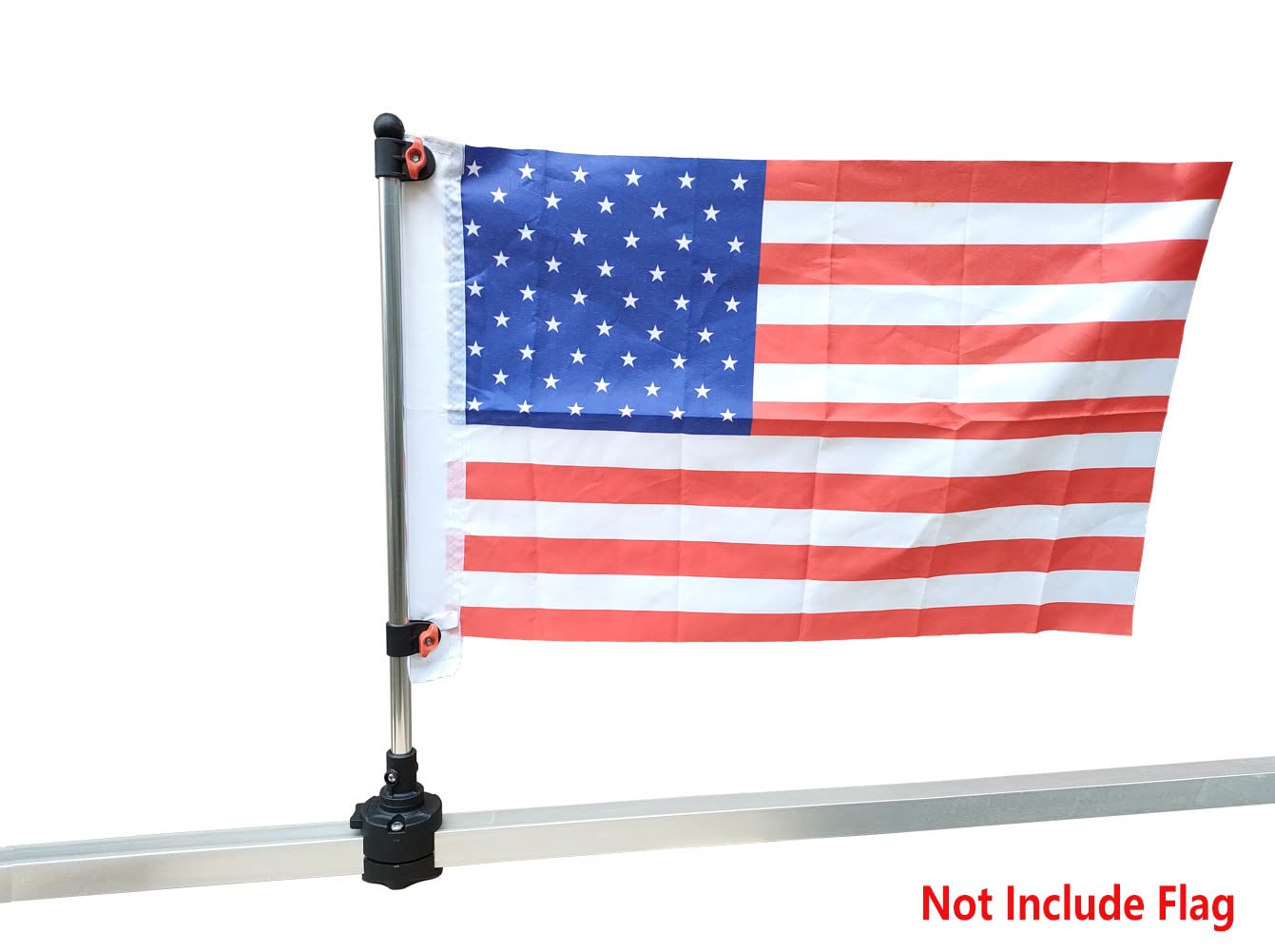 Snapklik.com : Brocraft Pontoon Boat Rail Mount Flag Pole / Pontoon ...