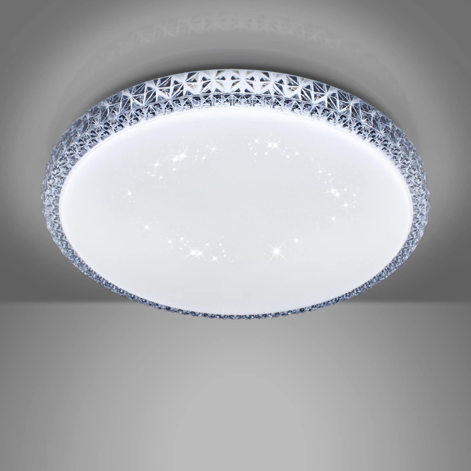 VIPMOON LED Ceiling Lamp 18W, Natural White, 6500K Round Ceiling ...