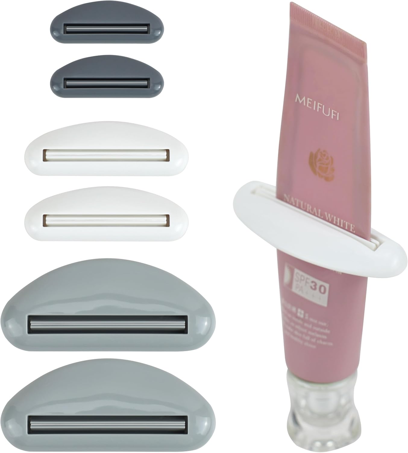Amazon.com: EIKS 6 Sets Tube Squeezer Clip for Toothpaste, Hand Cream ...
