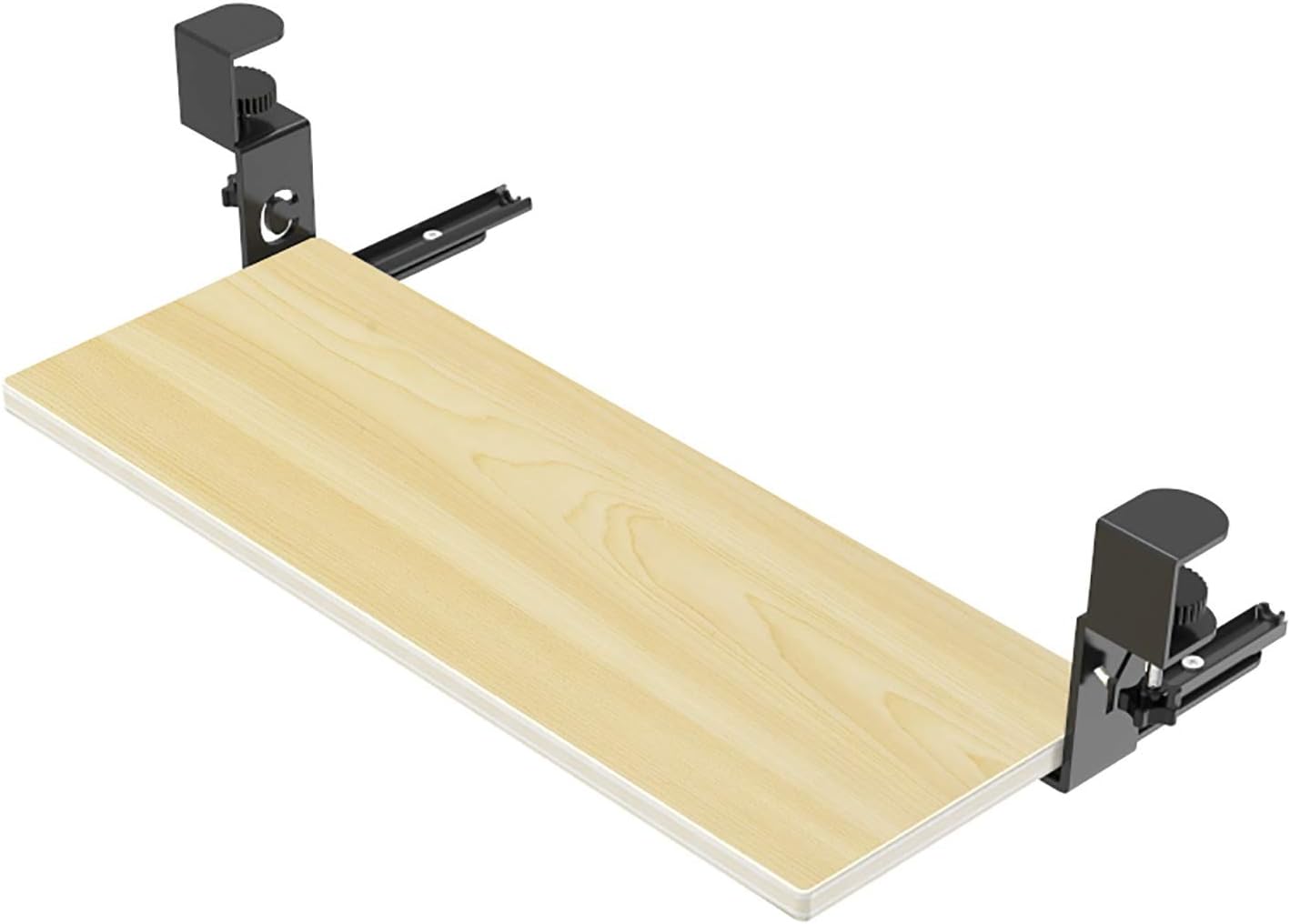 Amazon.com: Keyboard Tray Keyboard Shelf Under Desk, Slide-Out Platform ...