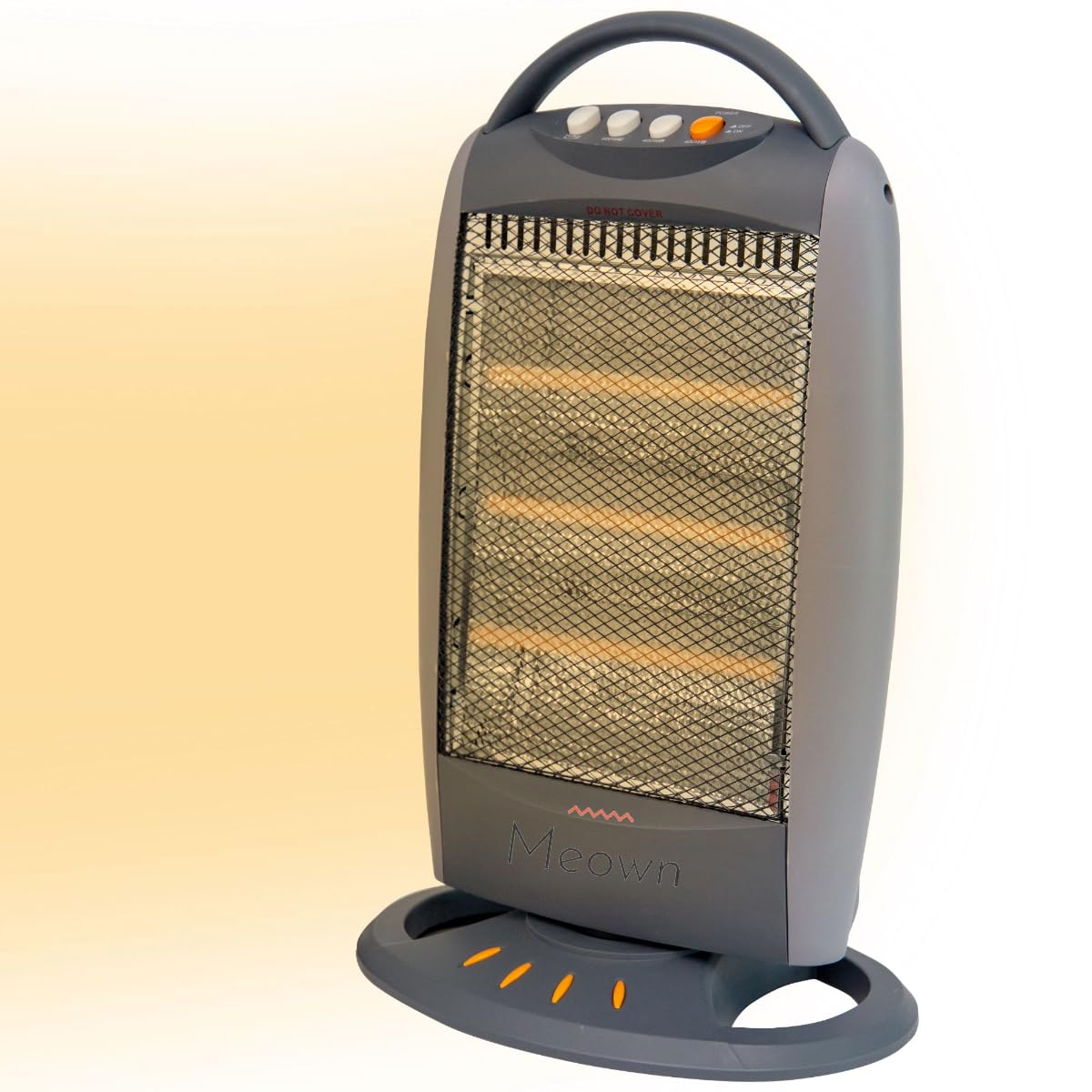 Buy Meown Quartz Halogen Heater 3 Bar - Electric Heater with 400W/800W ...