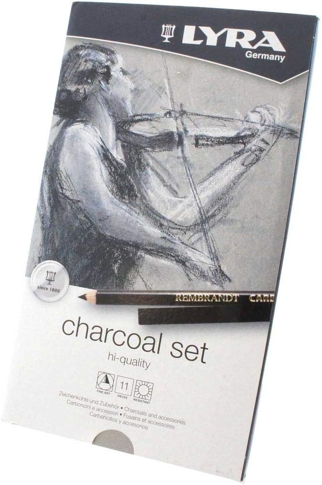 Amazon.com: Lyra Rembrandt Charcoal Set - Assorted Set of Carbon and ...