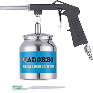 Amazon.com: ADORBO Air Undercoating Spray Gun with Suction Feed Cup ...