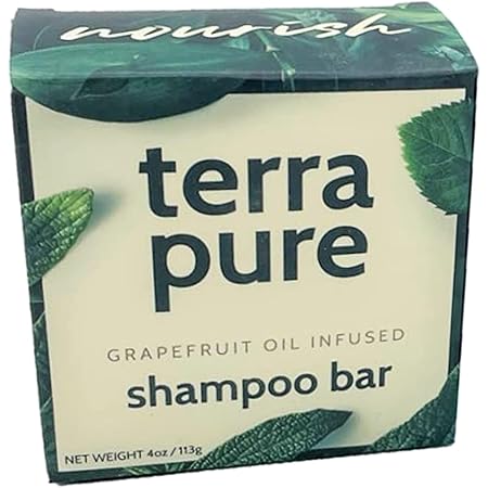 Amazon.com : Terra Pure Shampoo Bar | Oil Infused by 1-Shoppe | Plastic ...