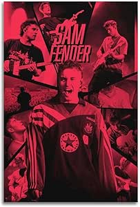 LERIAENHD Sam Fender Poster Wall Art Canvas Cover Vintage Poster ...