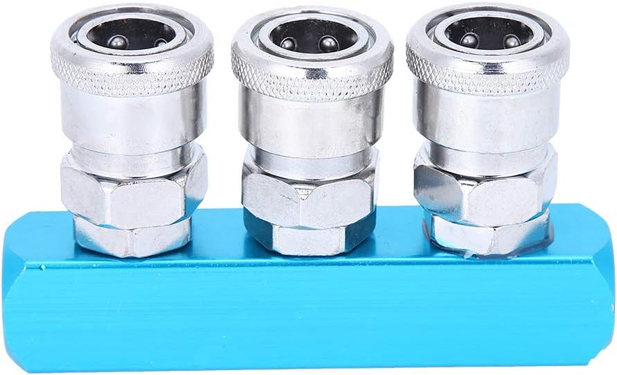 Air Compressor Splitter, Straight Quick Connect Air Hose Splitter ...