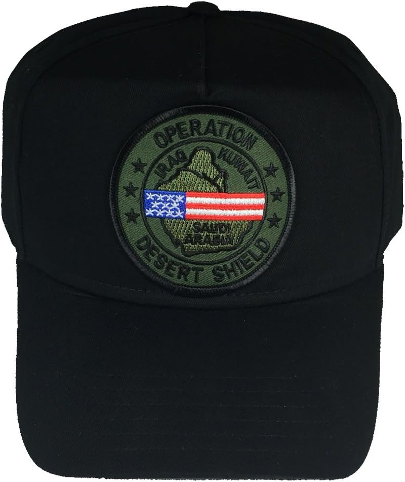 Operation Desert Shield Iraq Kuwait Saudi HAT - Black - Veteran Owned ...