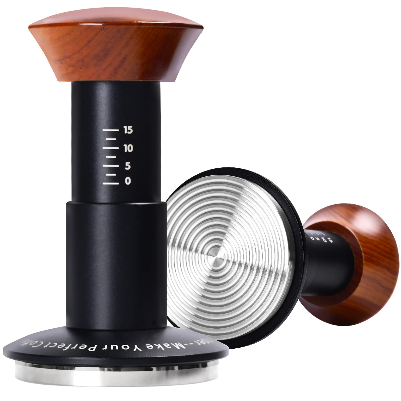 Amazon.com: 51mm Espresso Tamper, Triple-Spring Loaded Impact Coffee ...