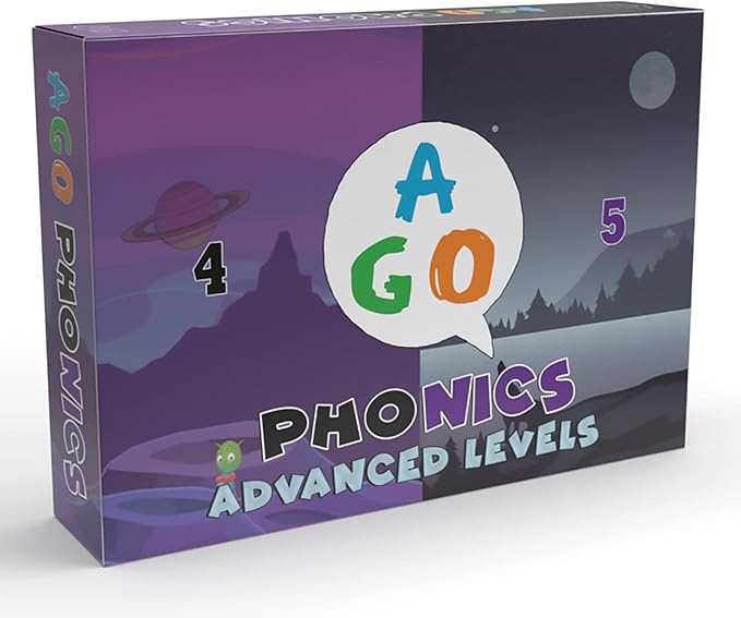 Amazon.com: AGO Phonics Advanced Levels Card Game : Toys & Games