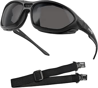 Amazon.com: SOL PRO Anti-Fog Safety Motorcycle Riding Sunglasses Foam ...