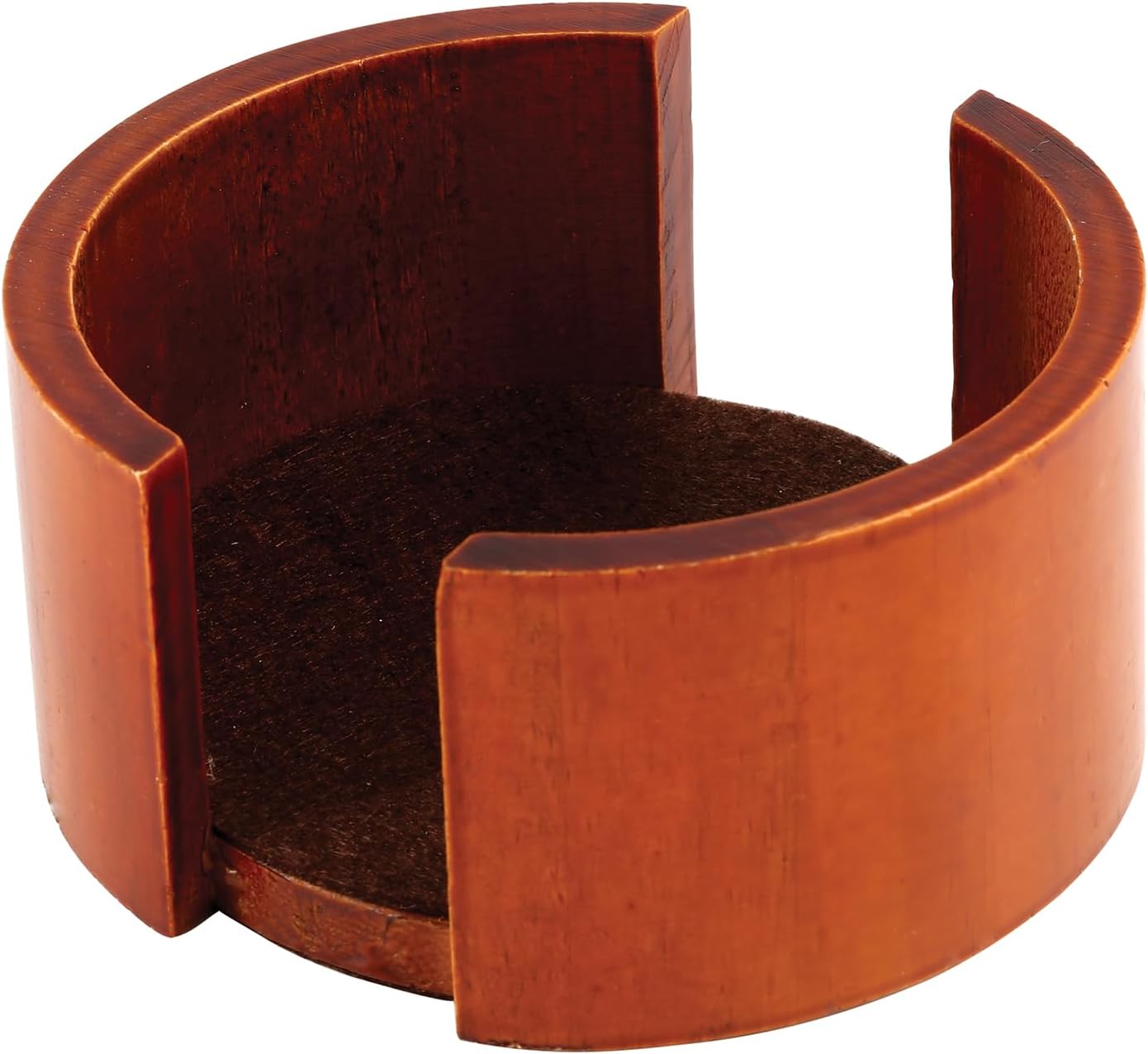 Amazon.com | Thirstystone Natural Acacia Wood Coaster Holder Holds 4 ...