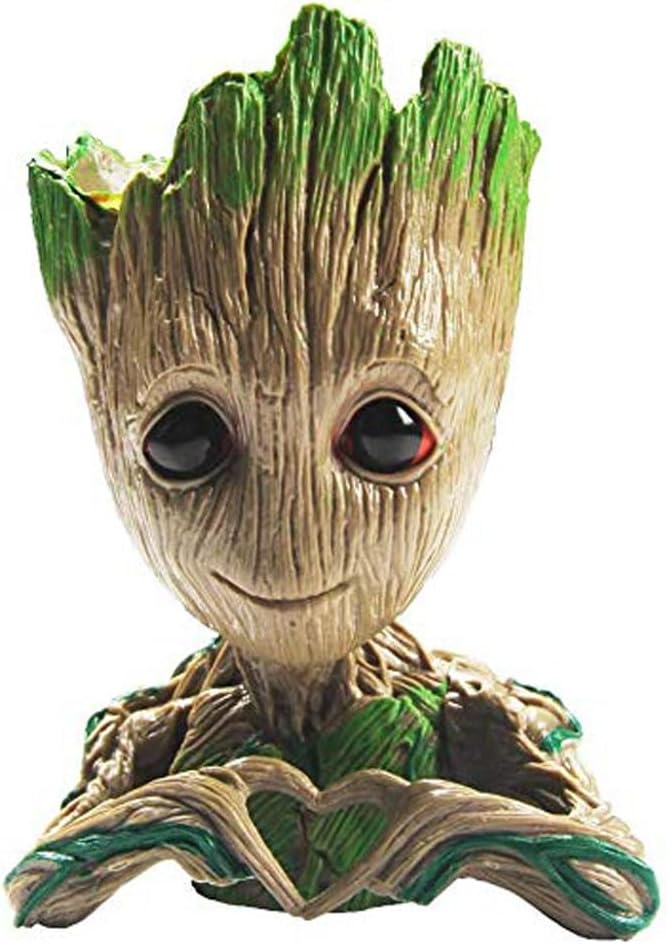 Amazon.com: Baby Groot Flower Pot, Tree Man Pen or Pencil Holder or ...