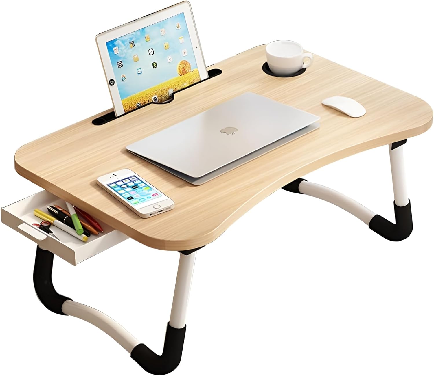 Amazon.com: Trophy Portable Laptop Desk for Bed Couch - Foldable Laptop ...