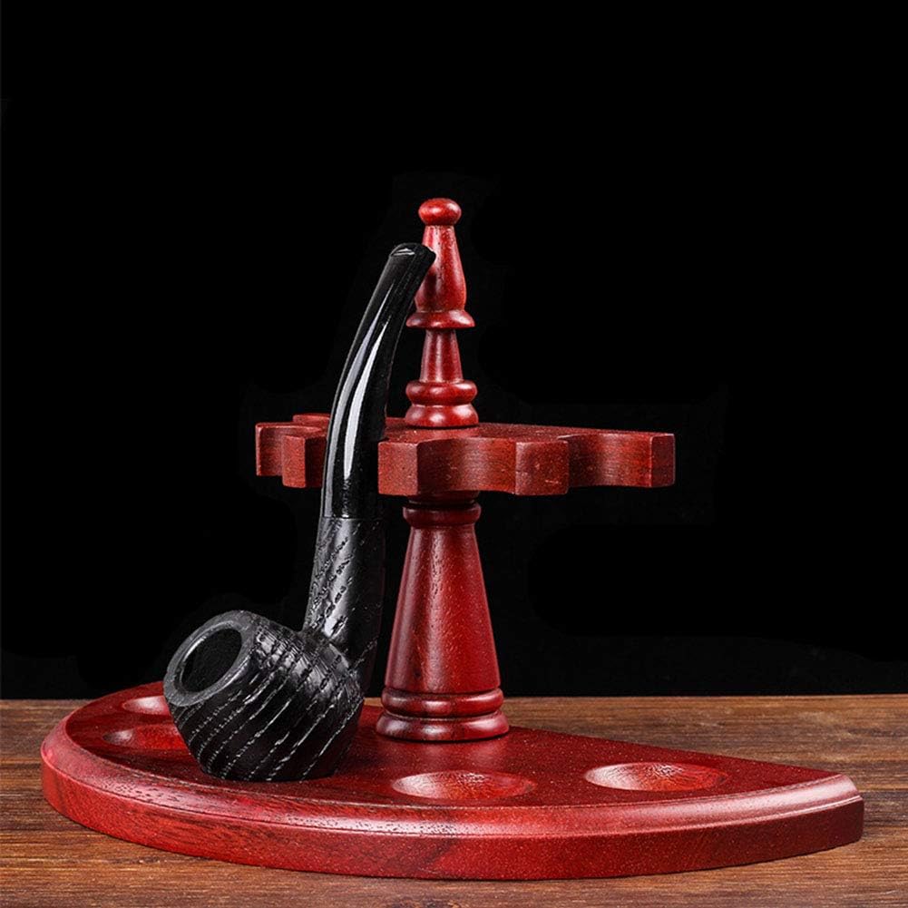 DeJoo Solid Wood Smoking Pipe Rack Multi-Position Vertical Pipe Rack ...
