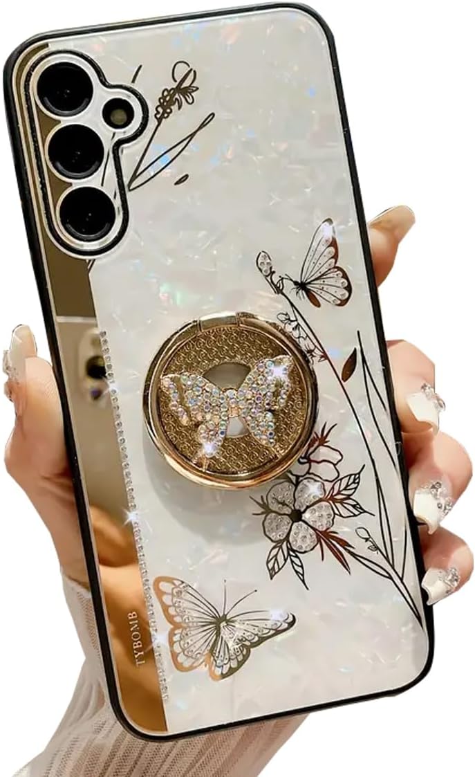 Amazon.com: AmazFCCY Kickstand Case for Galaxy A14 5G, Cute Conch Shell ...