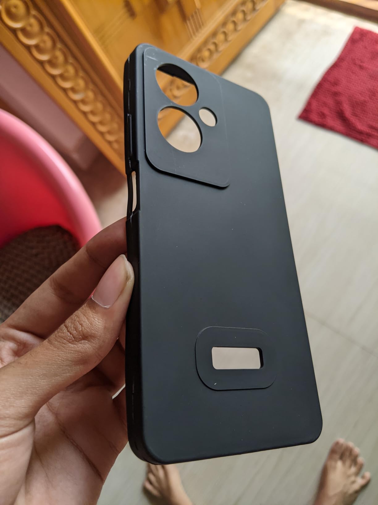 WOW IMAGINE Oppo A79 5G Slim Ultra Soft Rubberised Back Cover | Inner ...