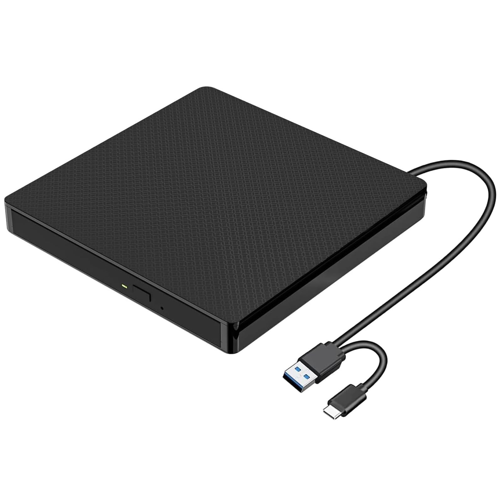External CD DVD Drive, USB 3.0 Type-C Portable Drive Reader DVD/CD RW ...