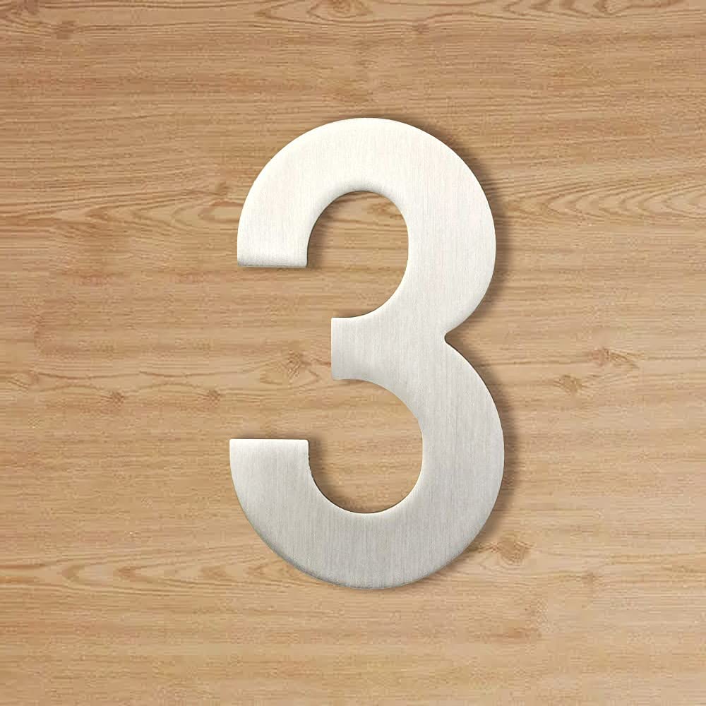 Snapklik.com : Kvohlum 3-Inch Self Adhesive Mailbox Number Door Numbers ...