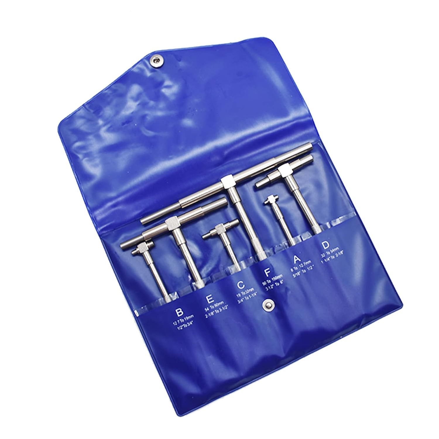 LiGuVCY Precision Telescopic Gauge Set T-Bore Gauge 5/16-6 Inch with ...