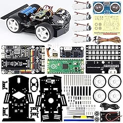 Amazon.com: SunFounder Raspberry Pi Pico Robot Car Kit, Open Source, MicroPython, App Control ...