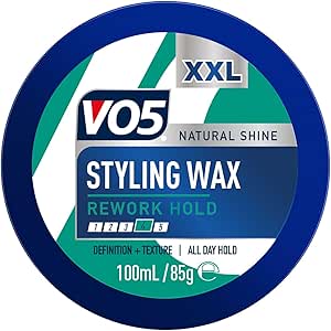 VO5 Styling Wax Rework Hold Natural Shine XXL 100ml : Amazon.co.uk: Beauty