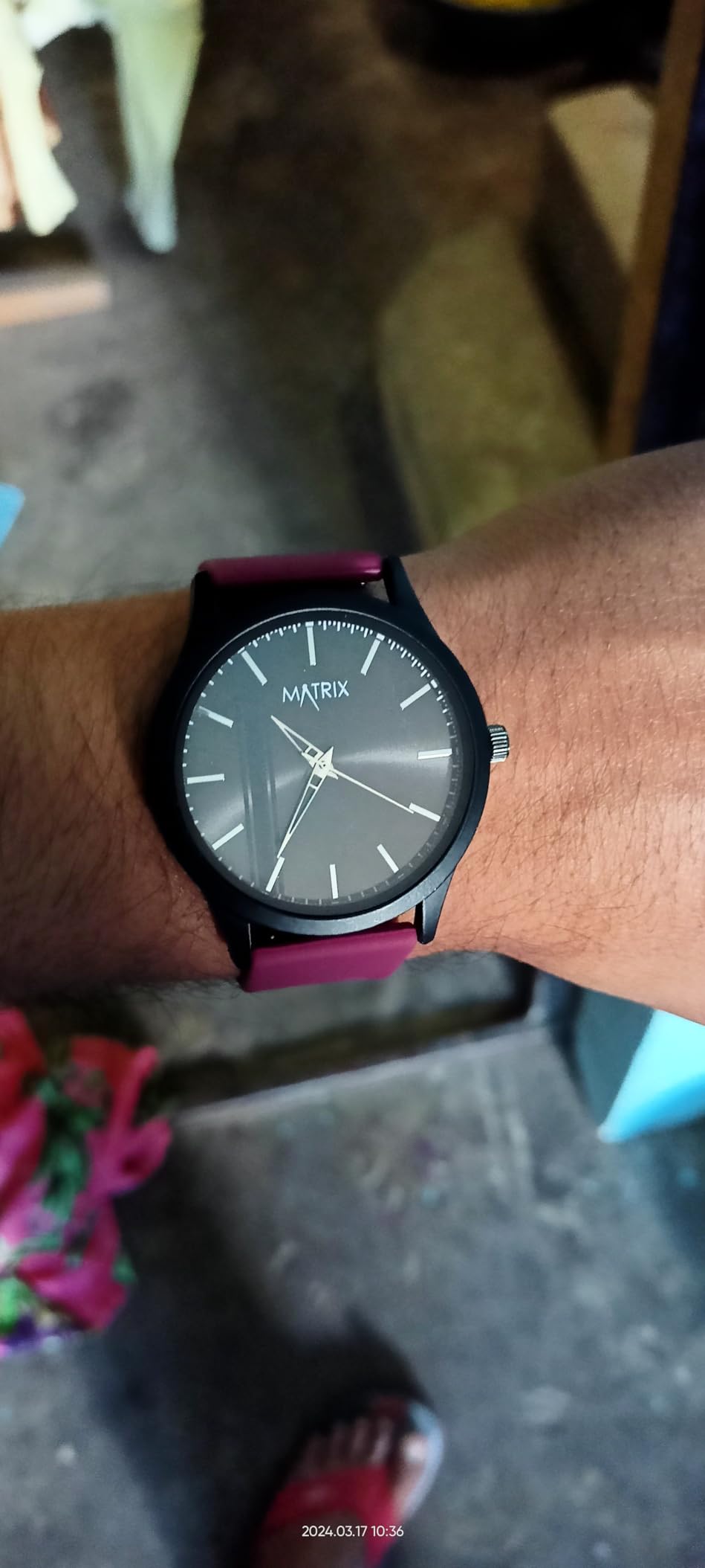 Buy Matrix Men Minimalist Dial With Softest Silicone Strap Analogue ...