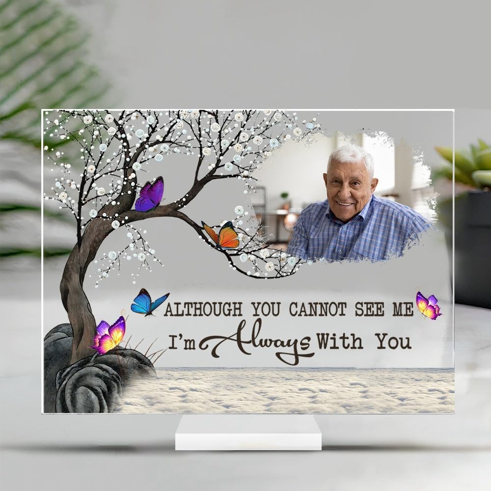 Amazon.com: Although You Cannot See Me I'm Always With You Personalized ...