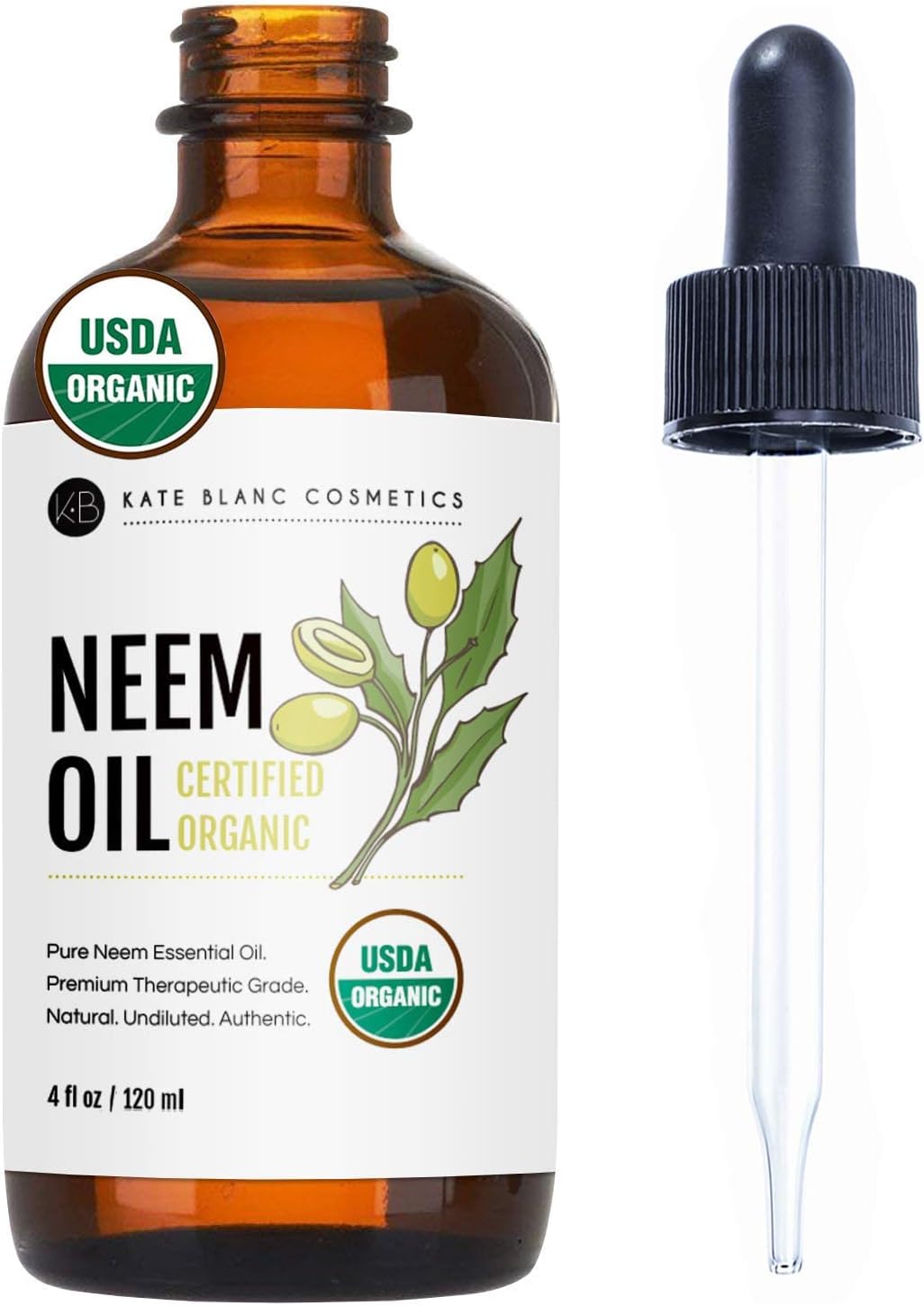 Amazon.com : Just Trusted Organics - Organic Neem Oil, 100% Pure, Cold ...