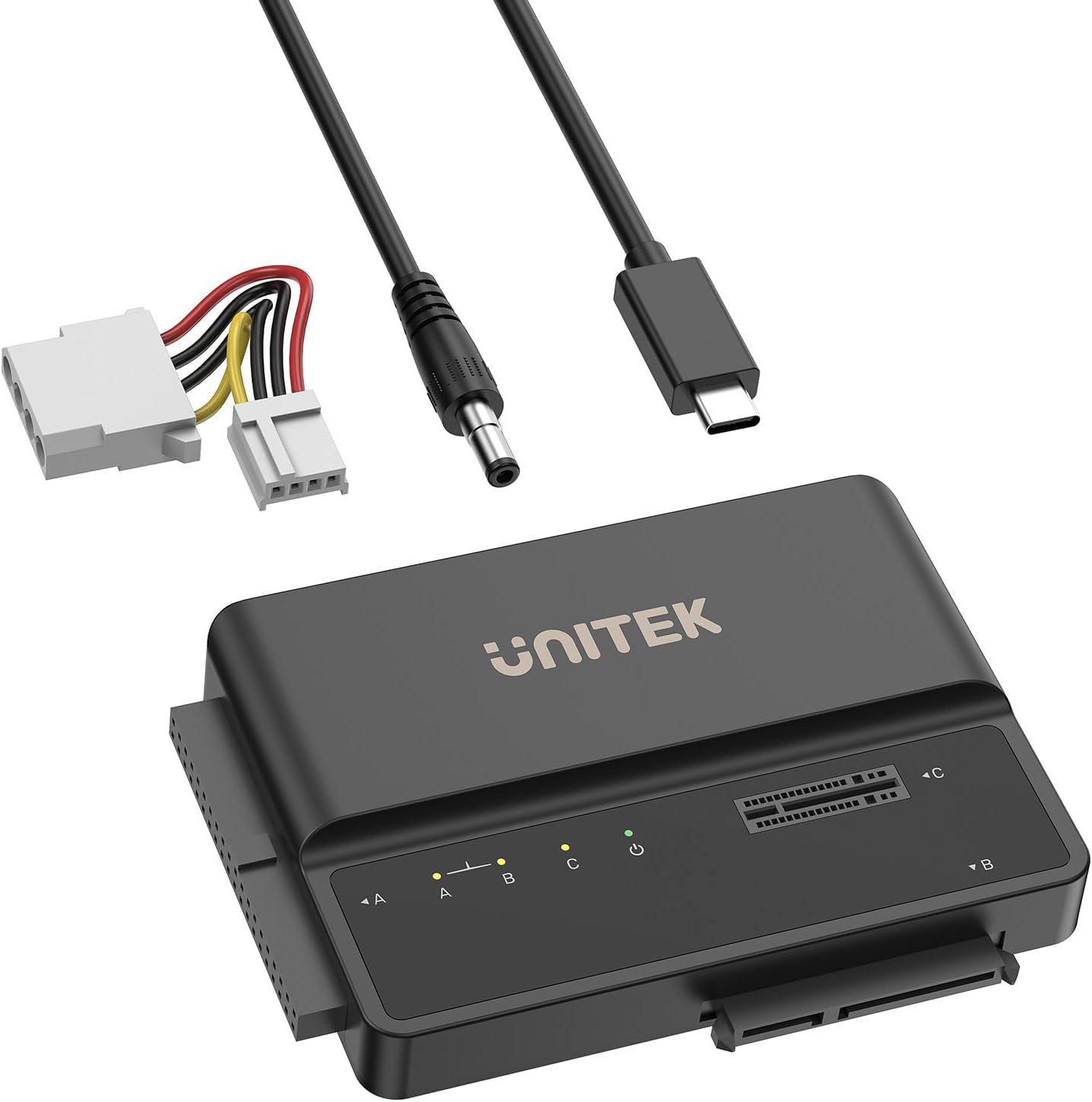 Amazon.com: Unitek M.2 NVME SATA IDE Enclosure 3 in 1 Tool-Free ...