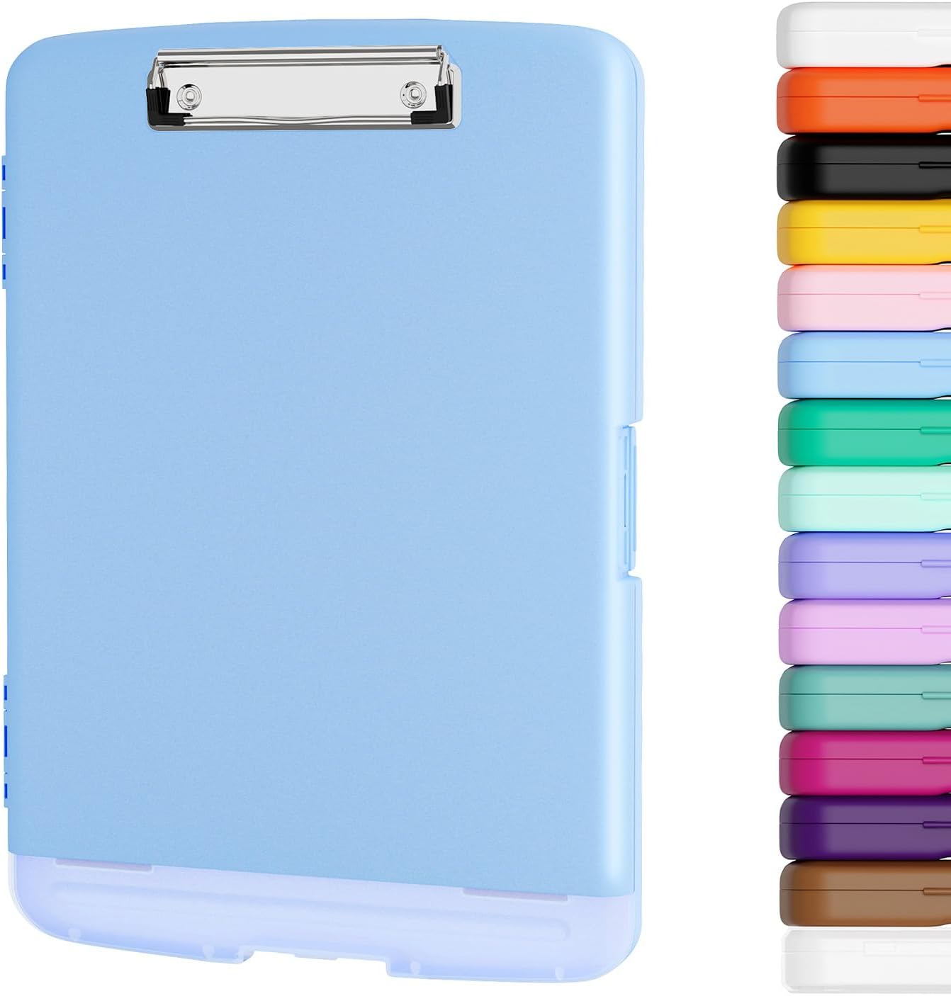 Piasoenc Clipboard with Storage, Storage Clipboards with Pen Holder and ...
