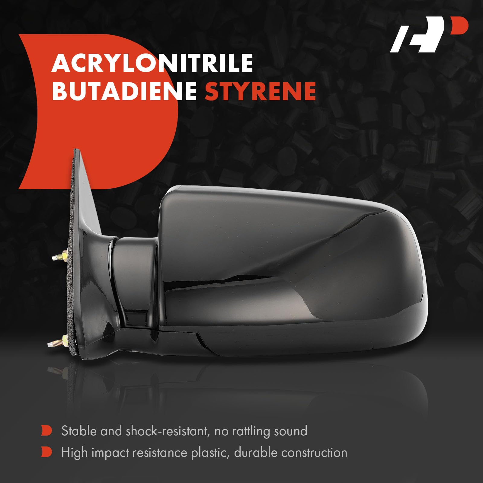 A-Premium Pair (2) Driver & Passenger Side Manual Door Mirror ...
