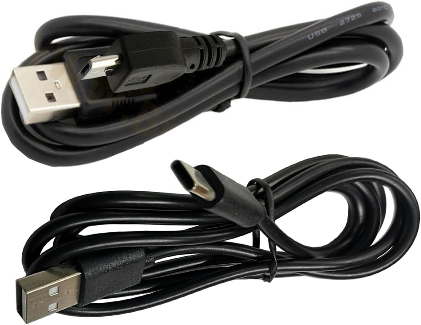 Amazon.com: UPBRIGHT USB-C + Mirco USB 5V 0.5A DC Charging Cable Thru ...