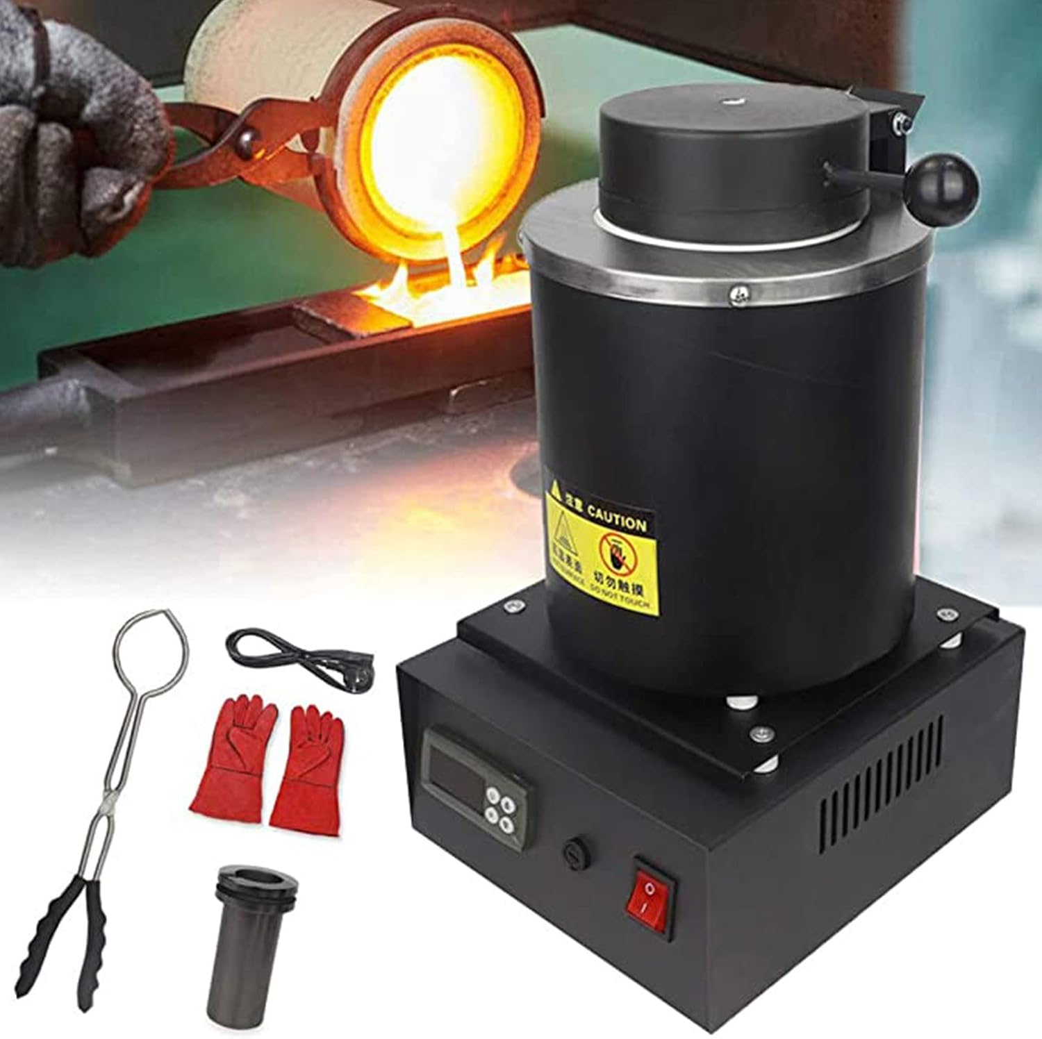 Gold Melting Furnace, Electric Smelting Furnace Machine with Graphite ...