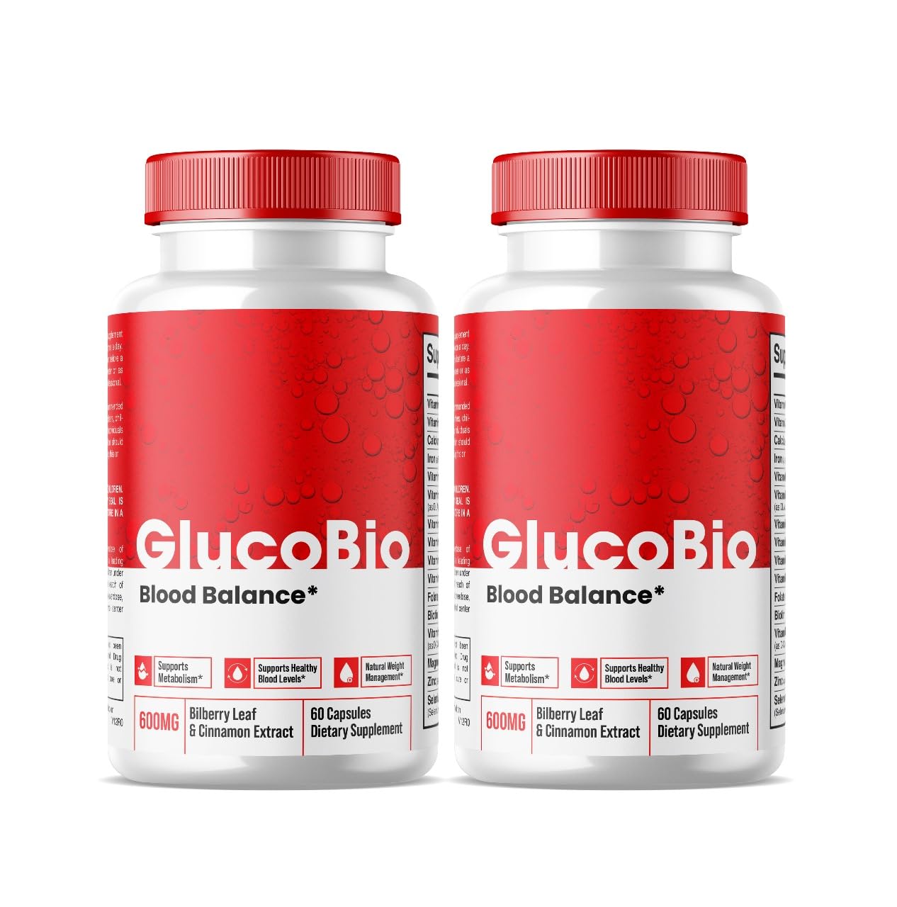 Amazon.com: (2 Pack) Glucobio Blood Support Advanced Formula Capsules ...