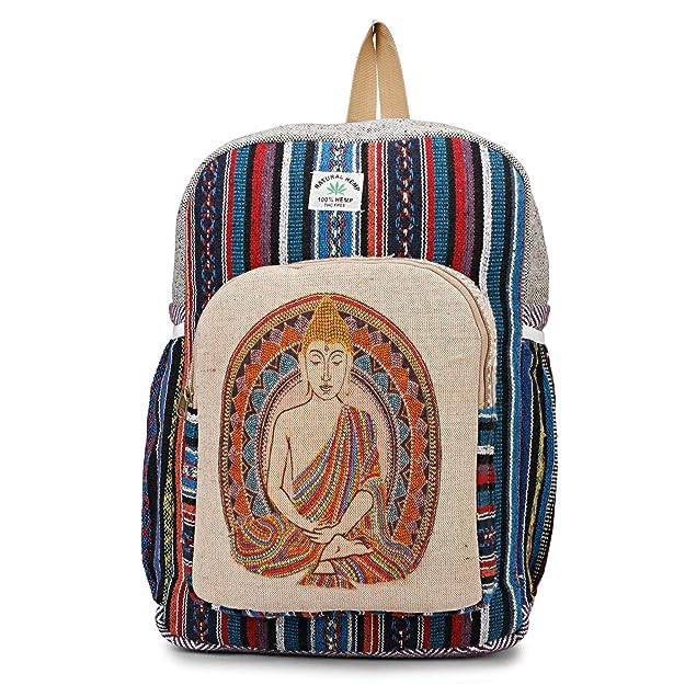 Buy Darsh Handicraft New Himalayan Hemp Laptop Bag Backpack For School ...