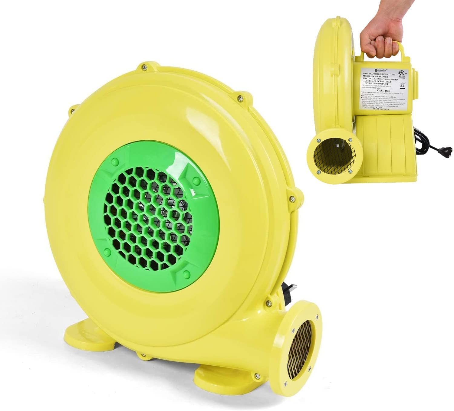Amazon.com: Portable and Powerful Inflatable Blower Fan Pump : Patio ...