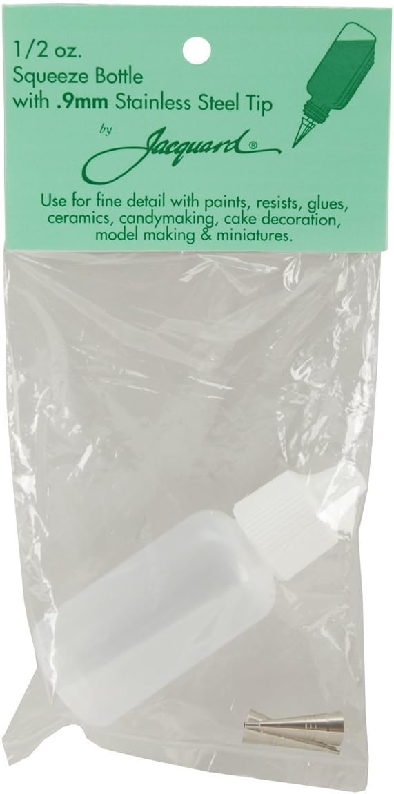 Amazon.com: Jacquard Small Applicator Bottle, 1/2 fl. oz, Metal Tip ...