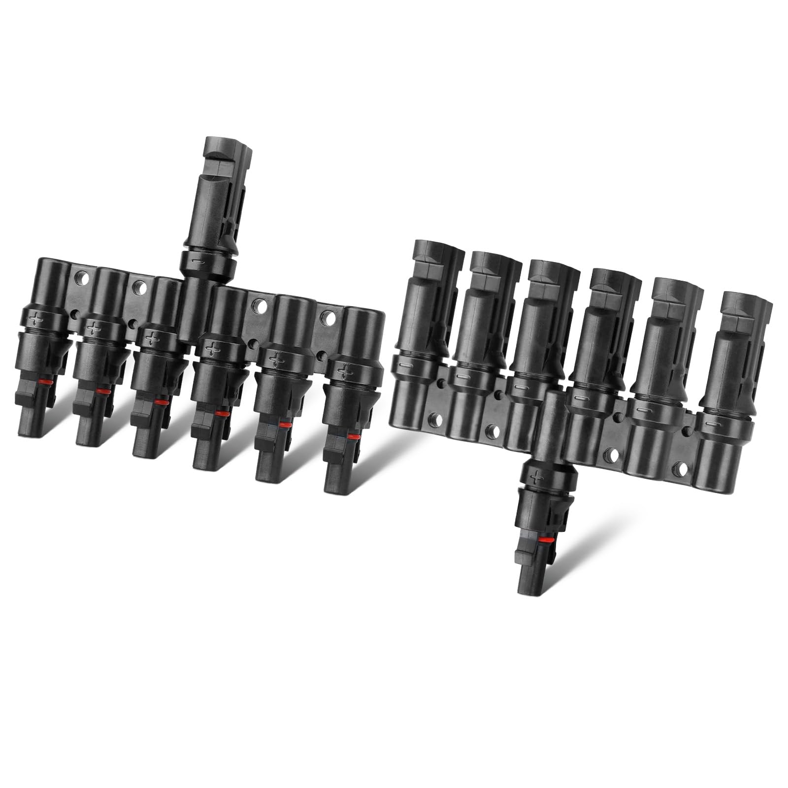 Amazon.com: Pjerjzn Solar Panel Connector Solar 6 to 1 Y Branch Solar ...