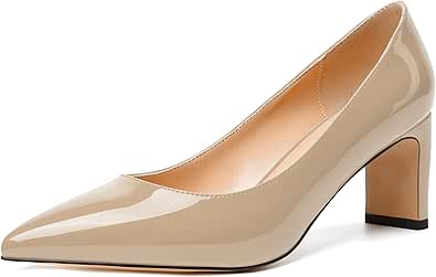 Amazon.com | NUMALEO Womens Party Pointed Toe Fashion Patent Slip On ...