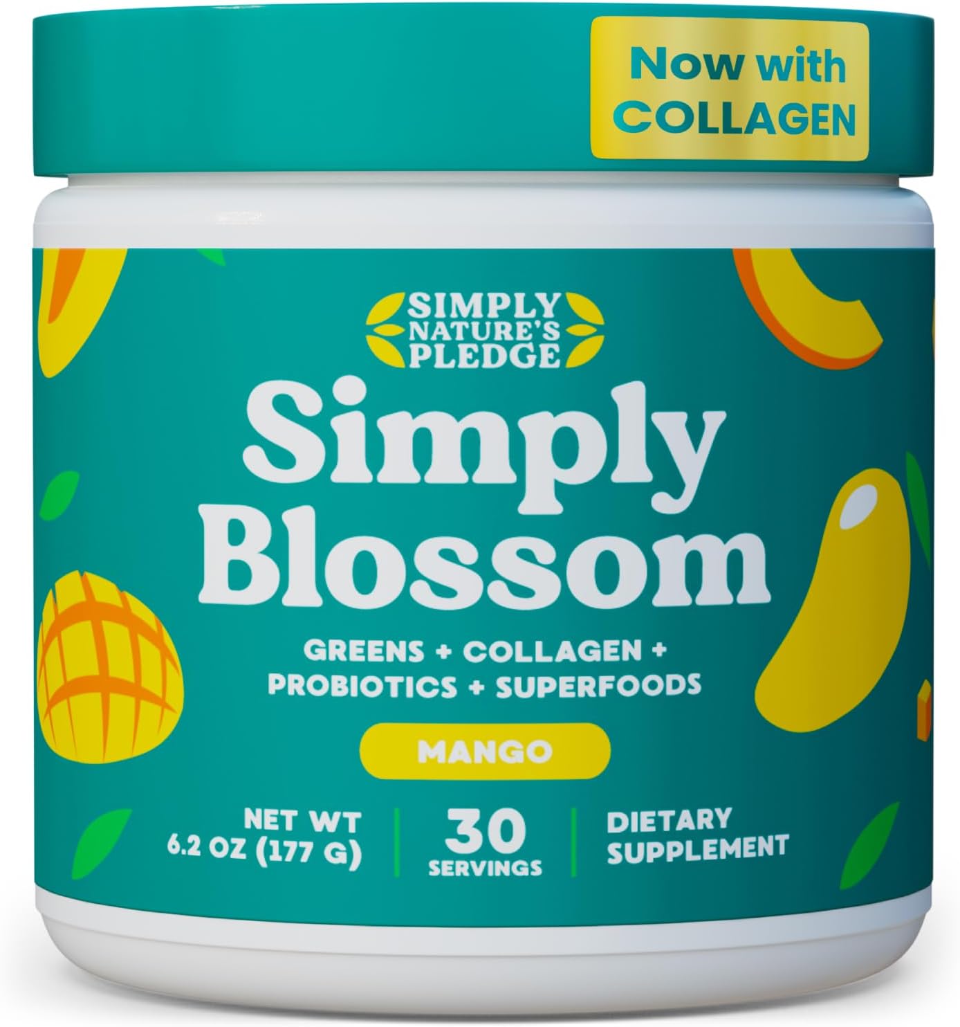 Amazon.com: Simply Blossom Nutrition Daily Greens & Superfood Powder ...