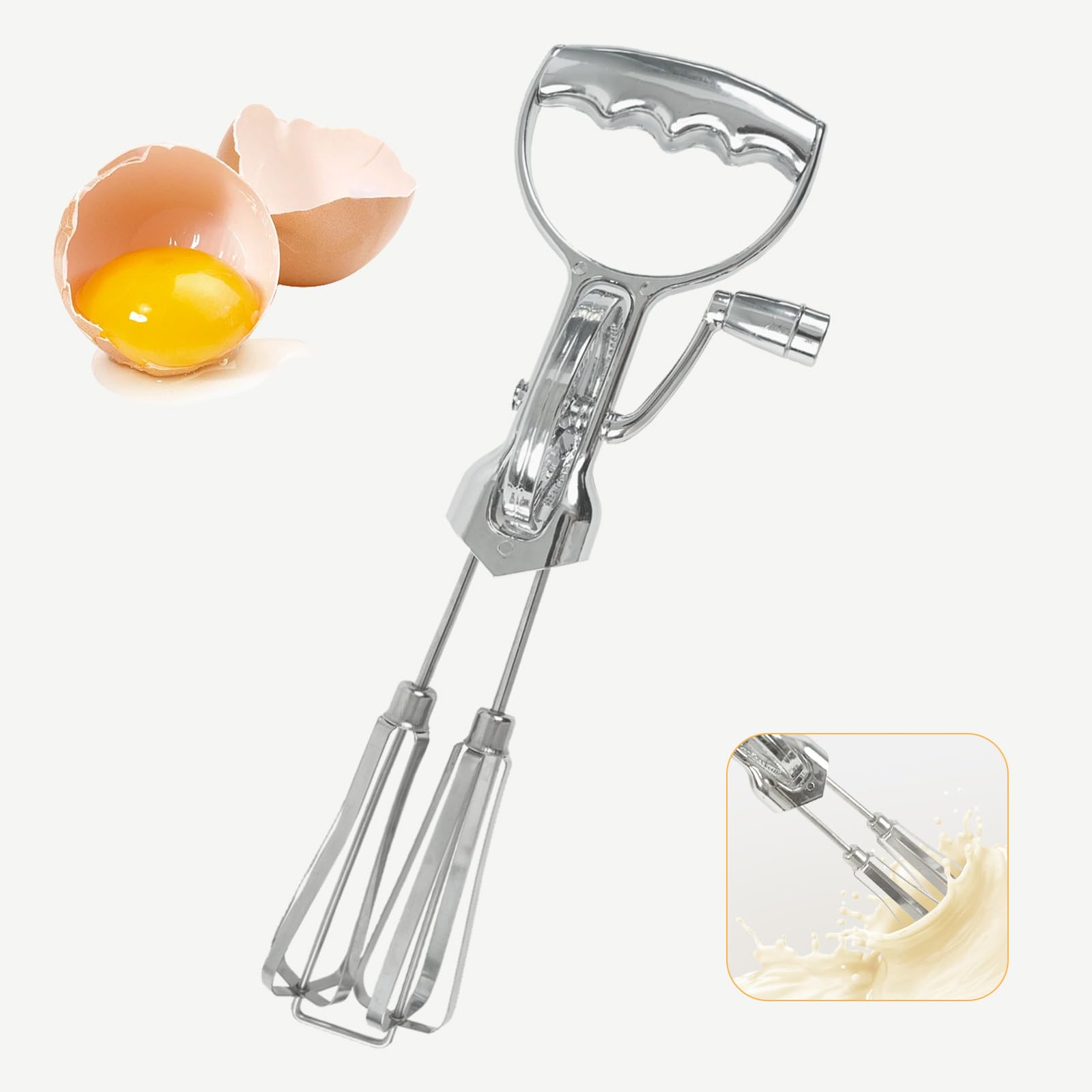 Amazon.com: Egg Beater, Hand Crank Egg Beater, Manual Egg Beater Hand ...