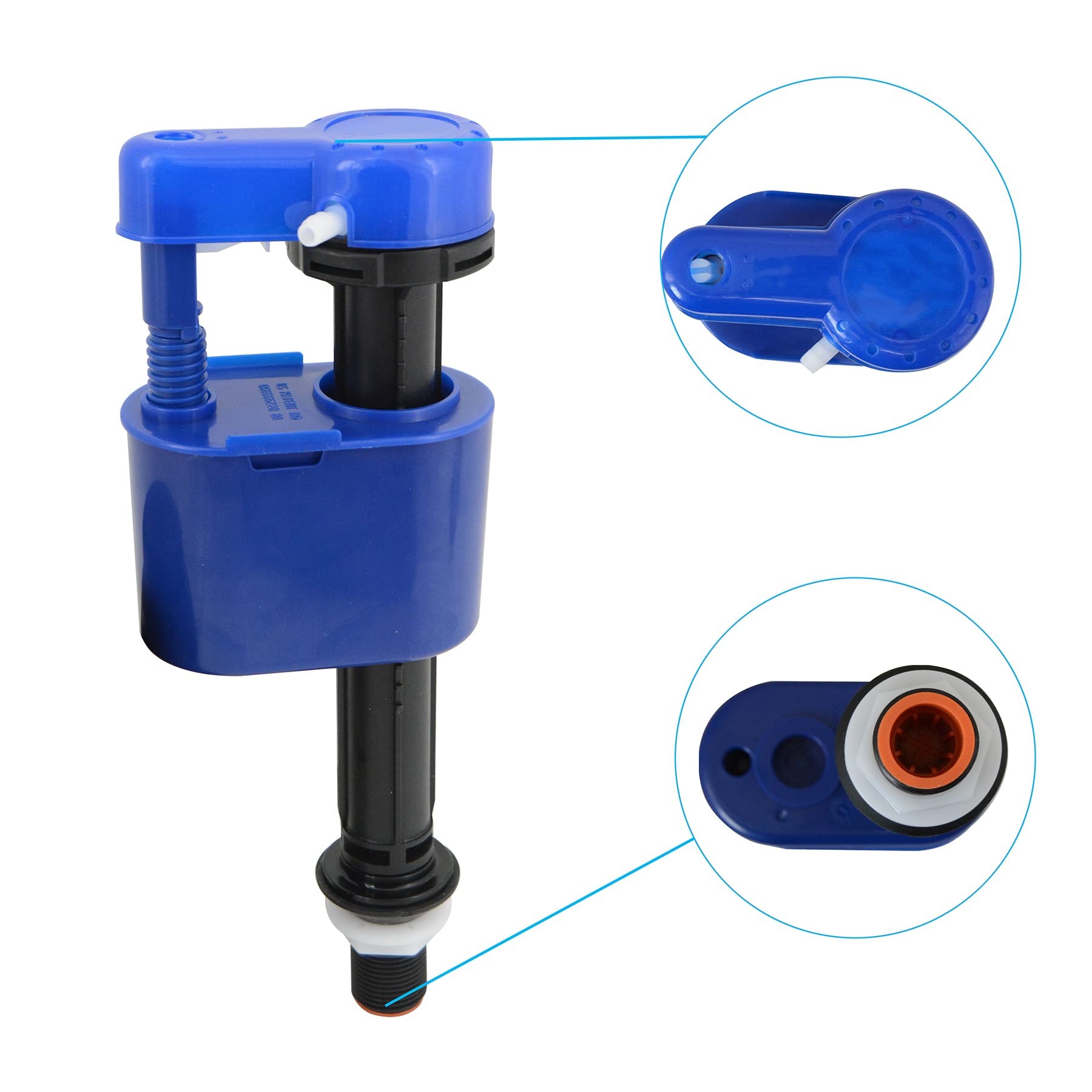 Snapklik.com : Lychee Light Replacement Fill Valve Assembly For Toilet ...