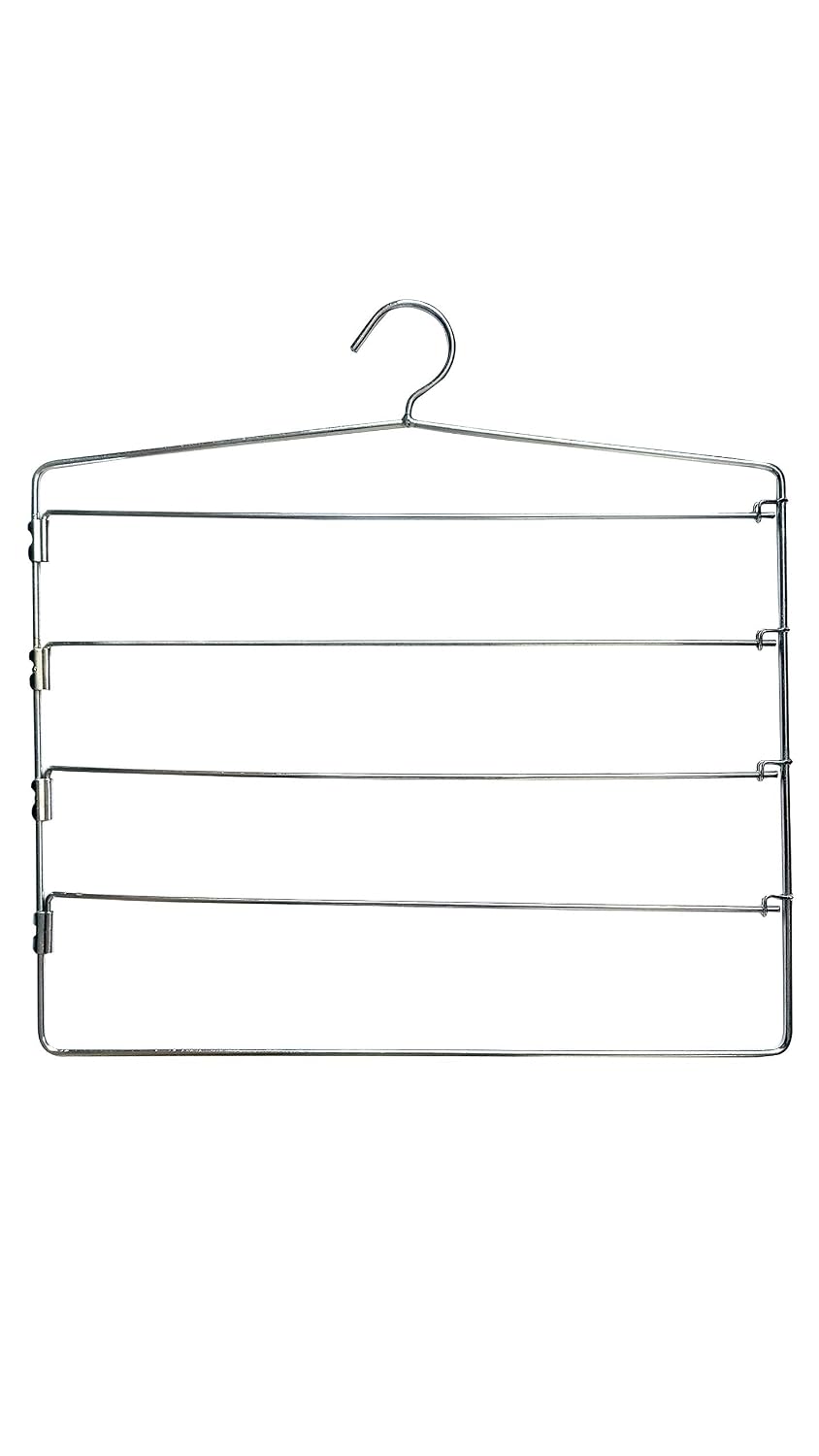 Stainless Steel Space Saving Multi Level 5 Tier Hanger : Amazon.in ...