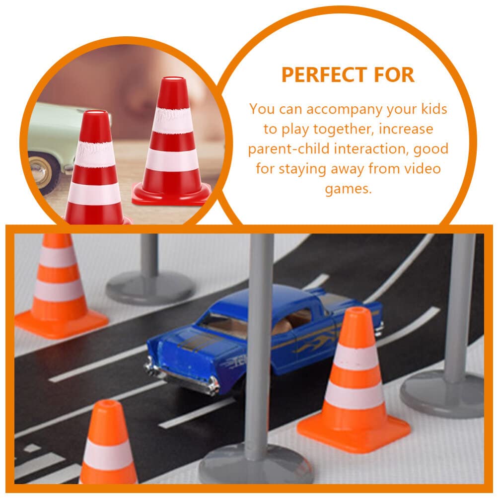 Snapklik.com : Jojofuny Mini Traffic Cones Toy 30Pcs Miniature Road ...