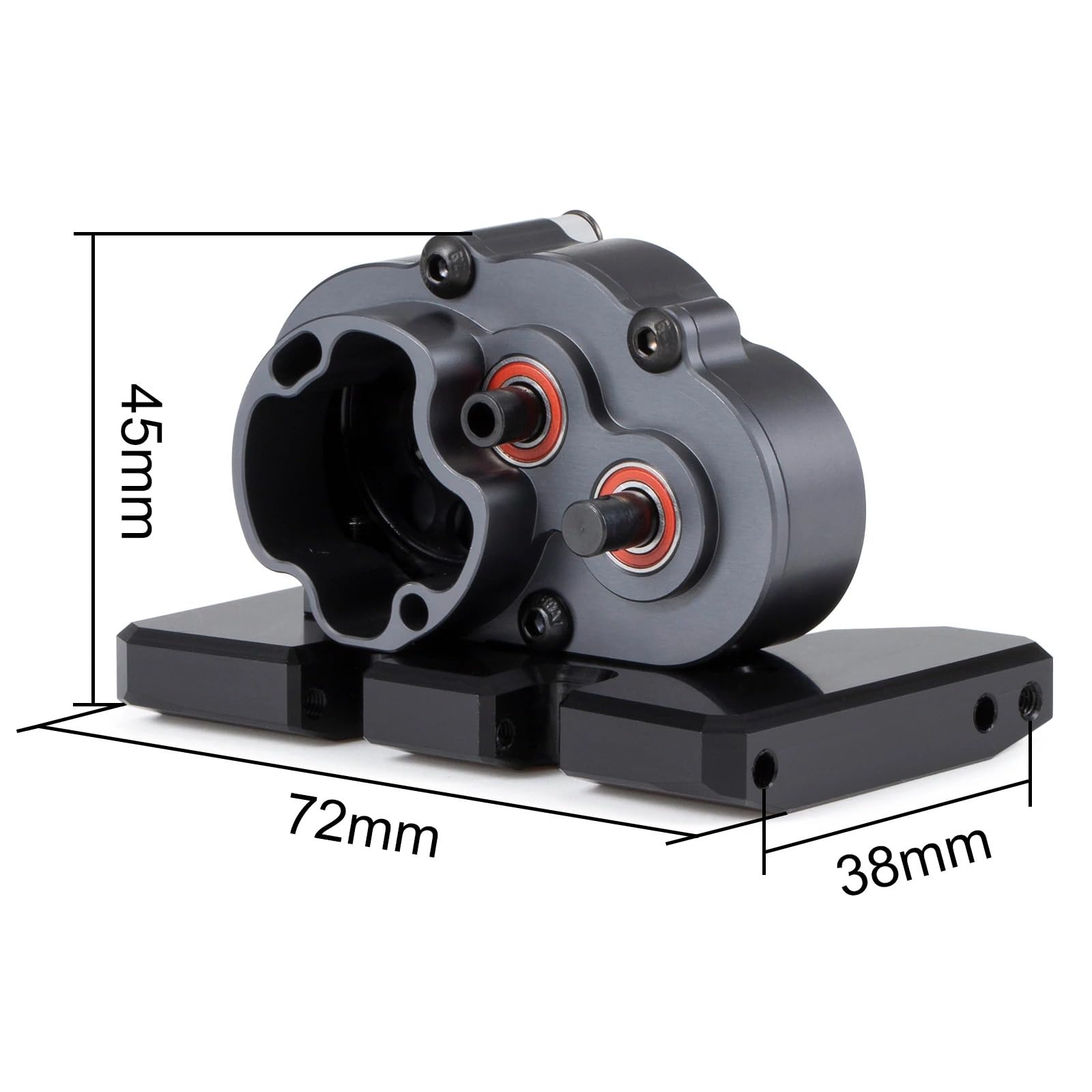 Overdrive Gearbox DLX LCG Trans OD-3 Overdrive Transmission for 1/10 RC ...