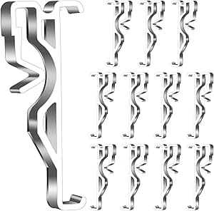 Amazon.com: 12PCS Valance Clips 2.5" Clear Plastic Valance Clips for ...