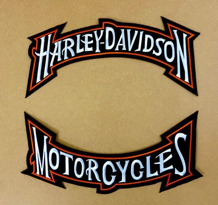 Amazon.com: Harley Rocker Patches 10.5" Large Embroidered Motorcycle ...