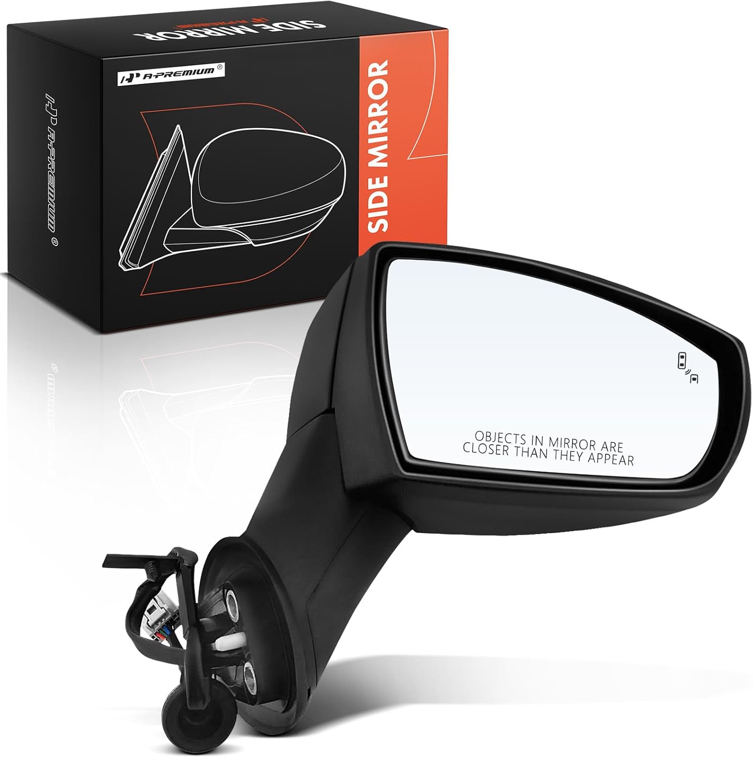 Amazon.com: A-Premium Passenger Side Power Door Mirror - Compatible ...
