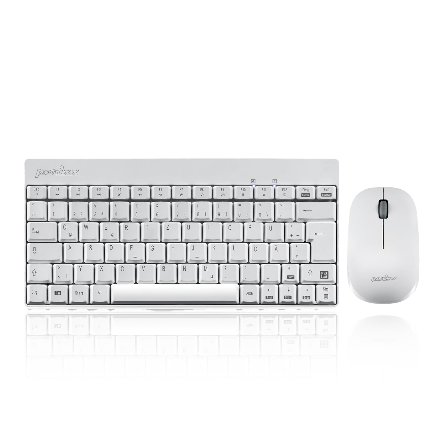 Perixx PERIDUO-712 Wireless Mini Keyboard and Mouse Set, Mini Size ...