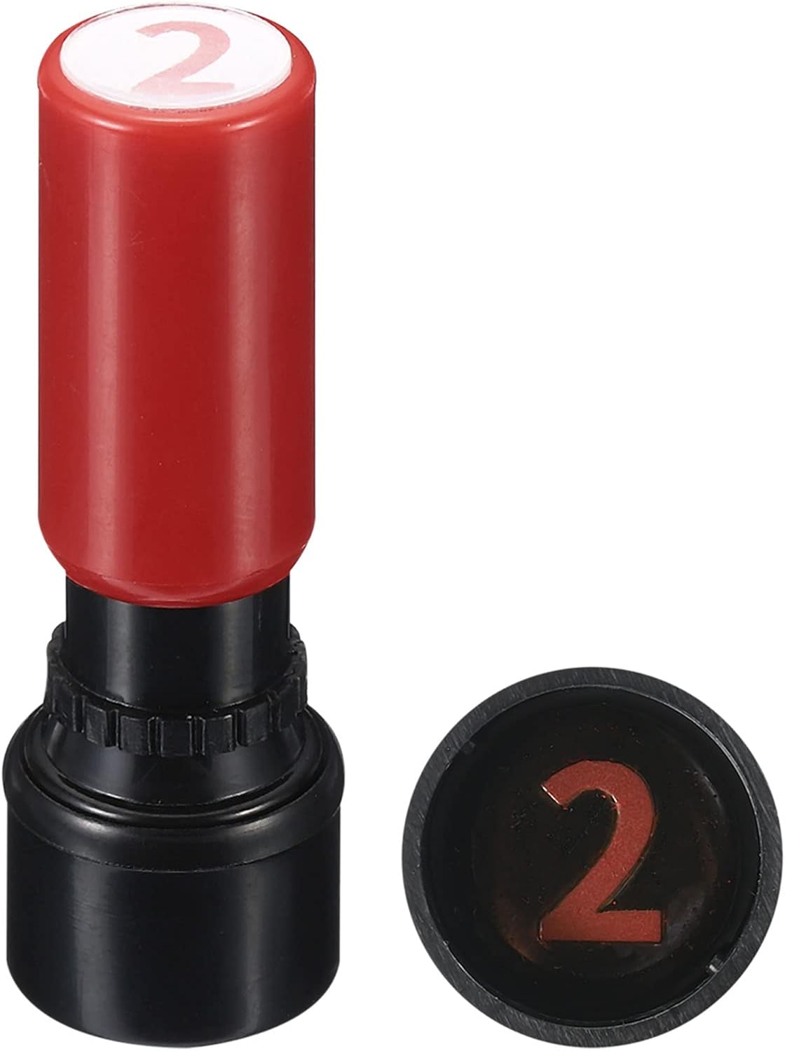 Amazon.com : PATIKIL Number Stamps Self Inking, Numeral 2 7mm Number ...